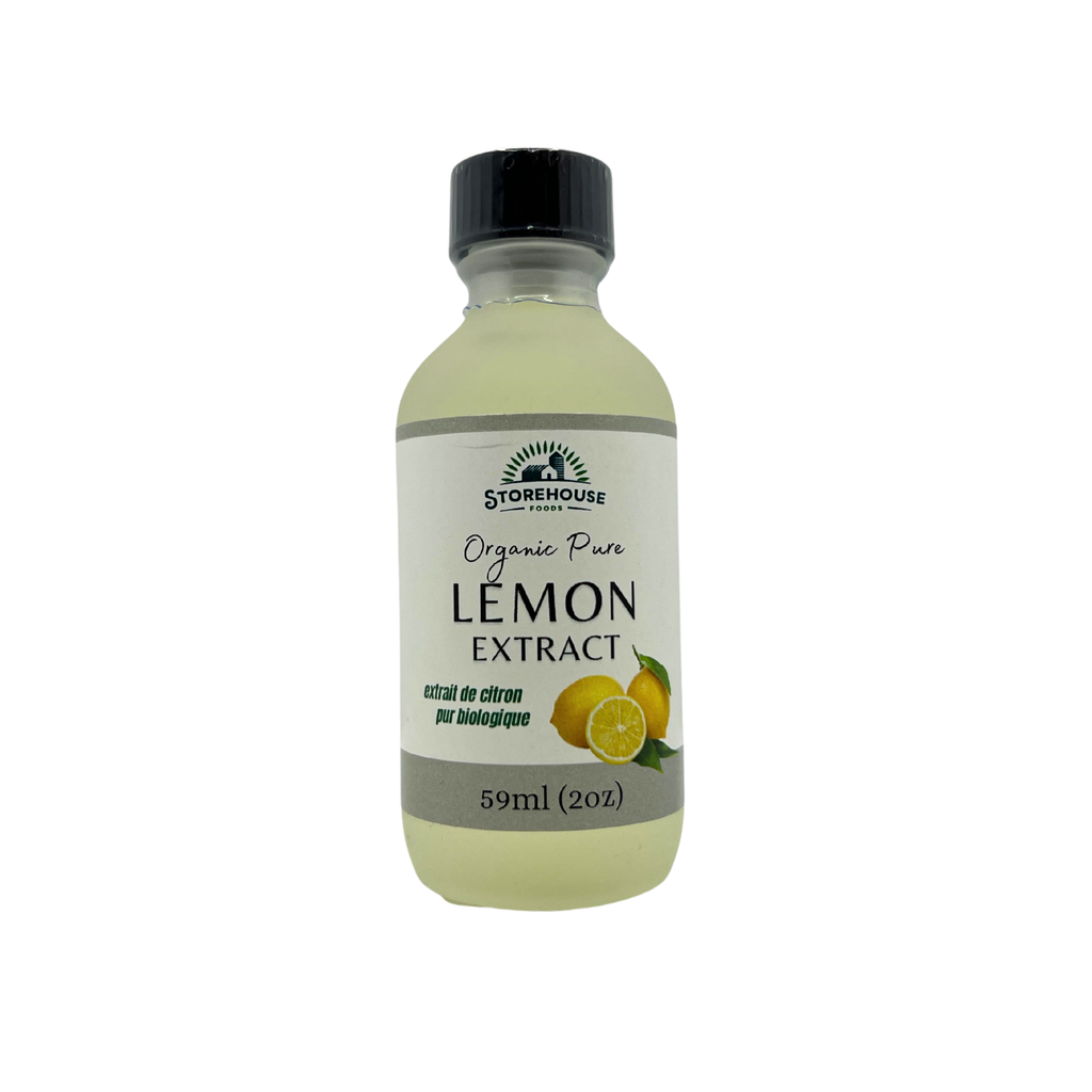 Pure Organic Lemon Extract – Storehouse Foods