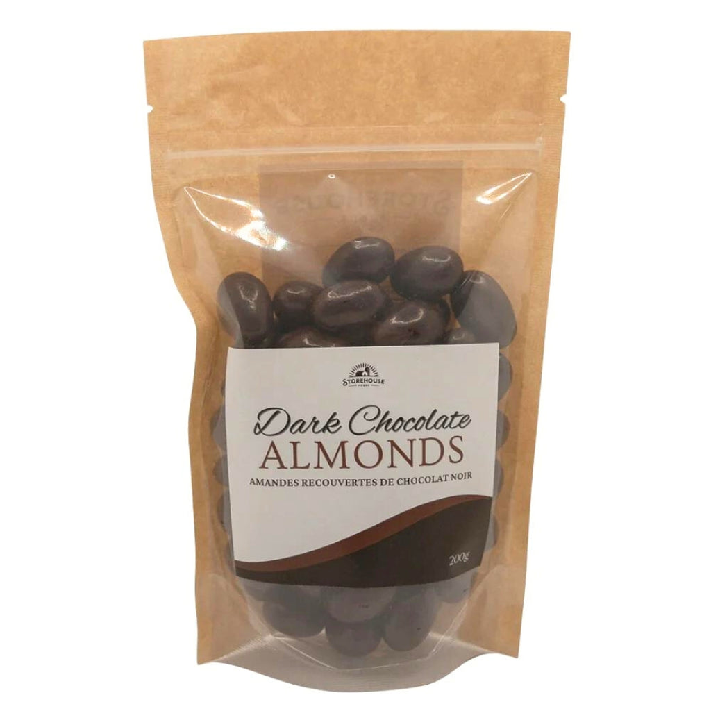 Dark Chocolate Almonds - 200g – Storehouse Foods