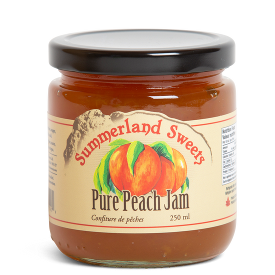 Summerland Sweets Pure Peach Jam 250ml – Storehouse Foods